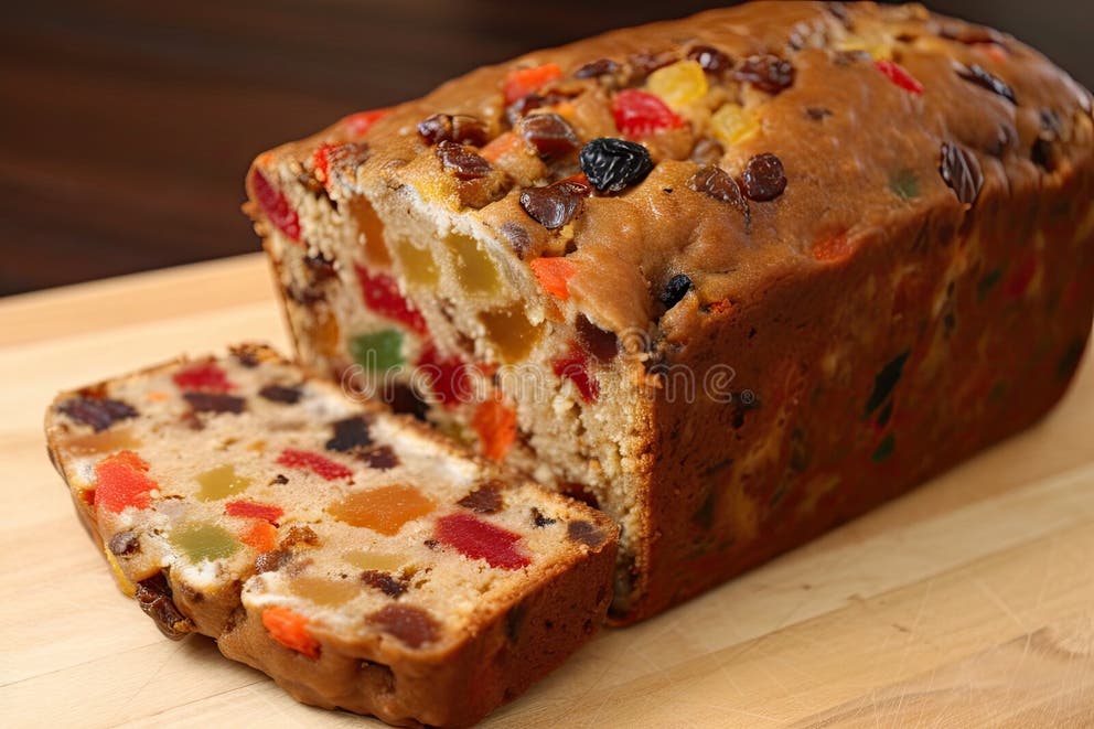 Fruitcake Baking Tutorial with Step-by-step Instructions and Photos for Perfect Cake Stock ...