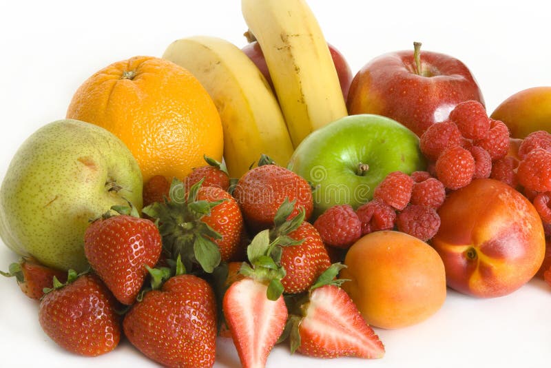 Assorted Fruits Arrangement Stock Photo - Image of hazelnuts, closeup ...