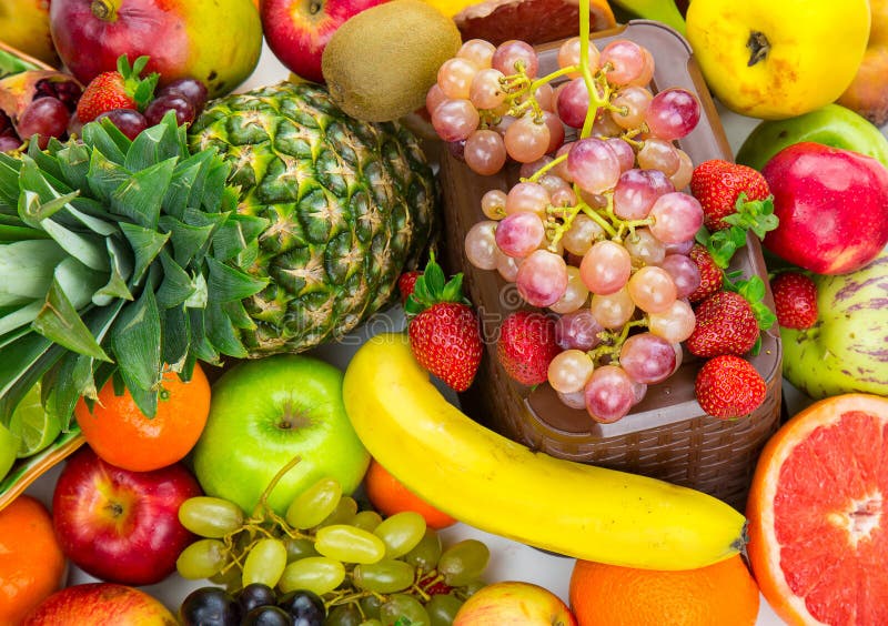 Fruits All Together stock photo. Image of food, color - 50773702