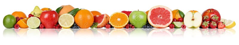 Fruits Border Oranges Lemon Apple Berry Strawberry in a Row Stock Image ... Fruits Border Oranges Lemon Apple Berry Strawberry in a Row Stock Image ...