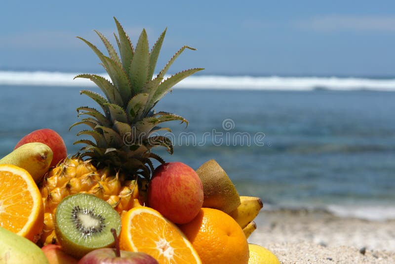 Fruits on bottom lagoon stock photo. Image of good, juices - 2629946