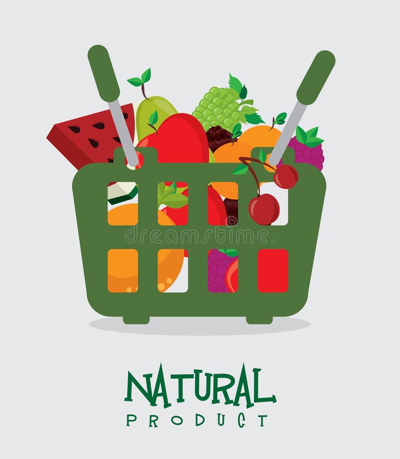 Fruits design stock vector. Illustration of fruits, natural - 47489495