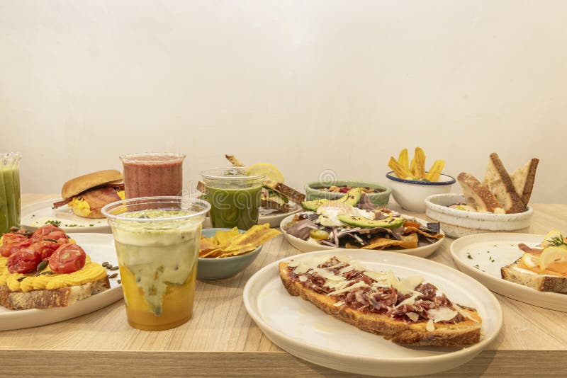 Fruits are an Essential Component of Any Healthy Brunch Stock Photo ...