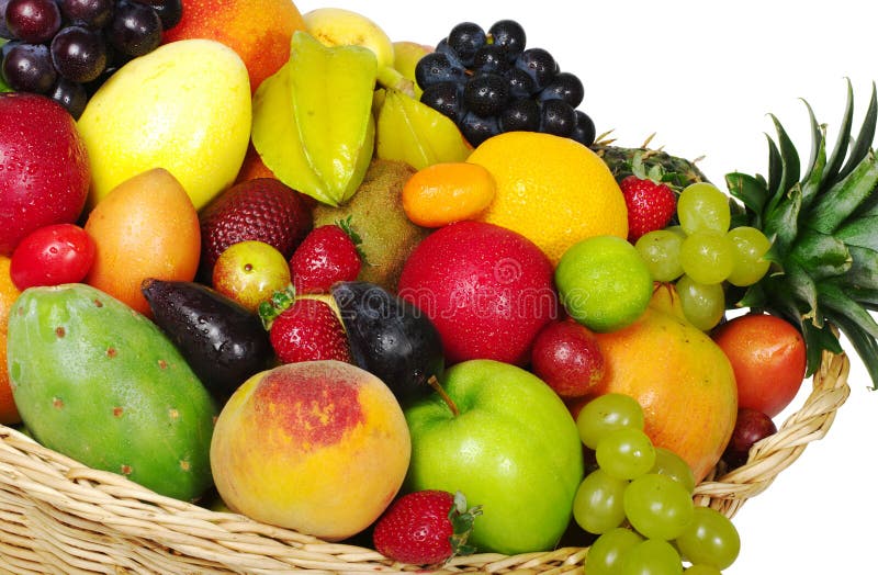 Fruits Exotiques Dans Un Panier De Fin Photo stock - Image du ...
