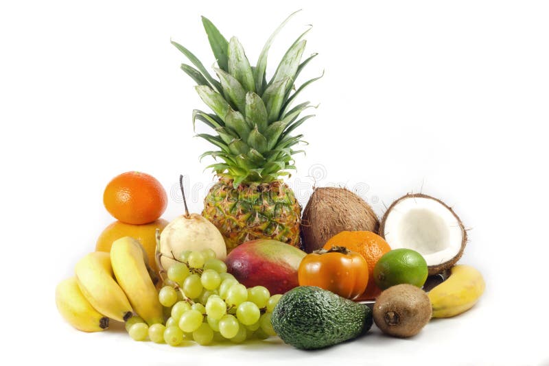 Fruits Exotiques Et Tropicaux Image stock - Image du nourriture, fruits ...