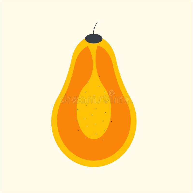 Fruits Flat Design Square Icons Stock Vector - Illustration of ...