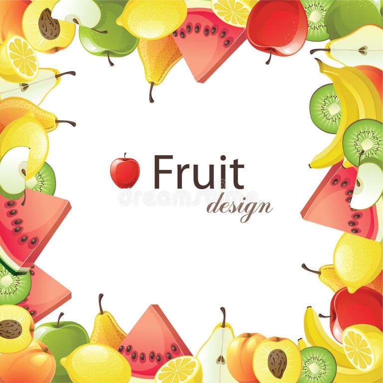 Orange Fruits Frame Stock Illustrations – 7,432 Orange Fruits Frame ...