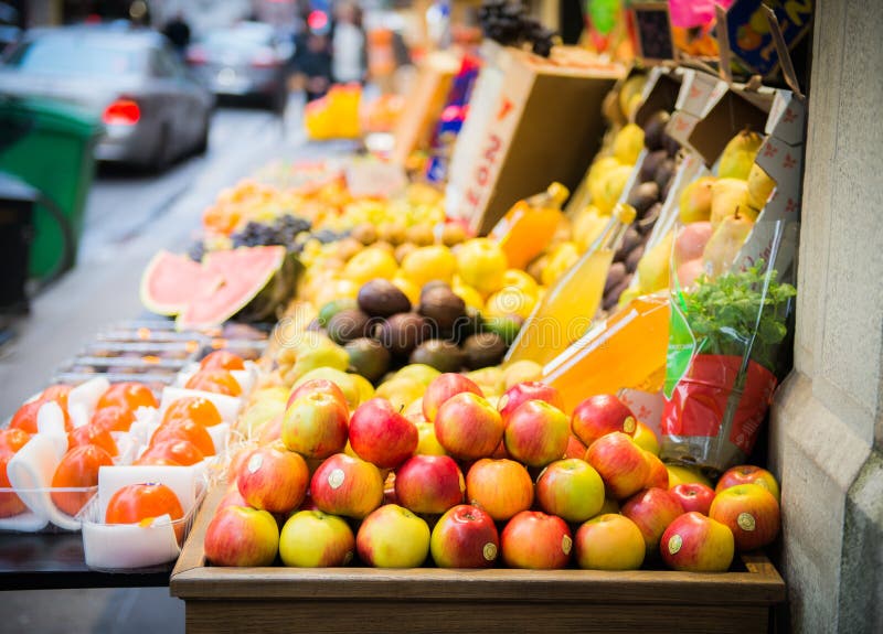 Fruits market stock image. Image of paris, fresh, ready - 88140905