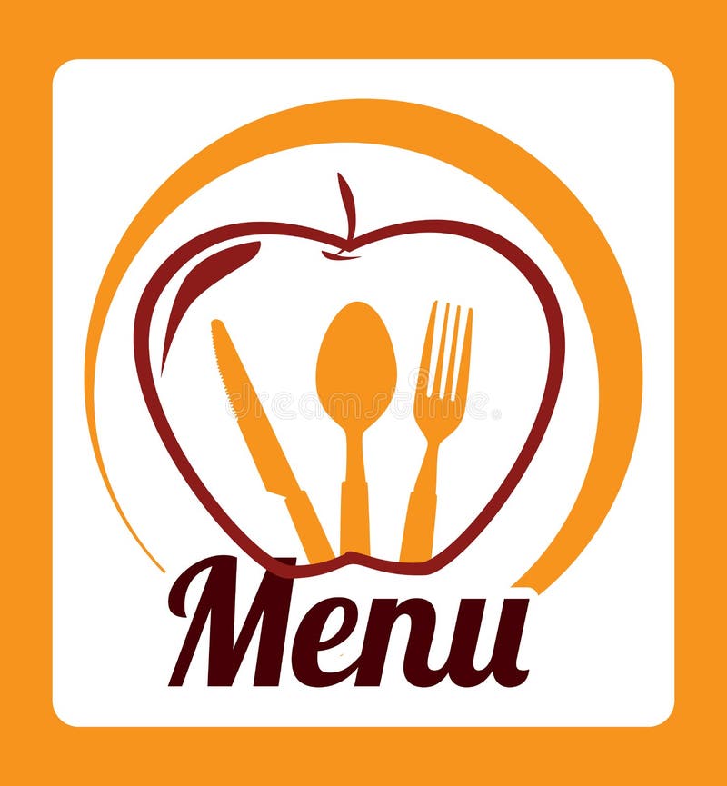 Fruits menu design stock vector. Illustration of healthy - 38624114