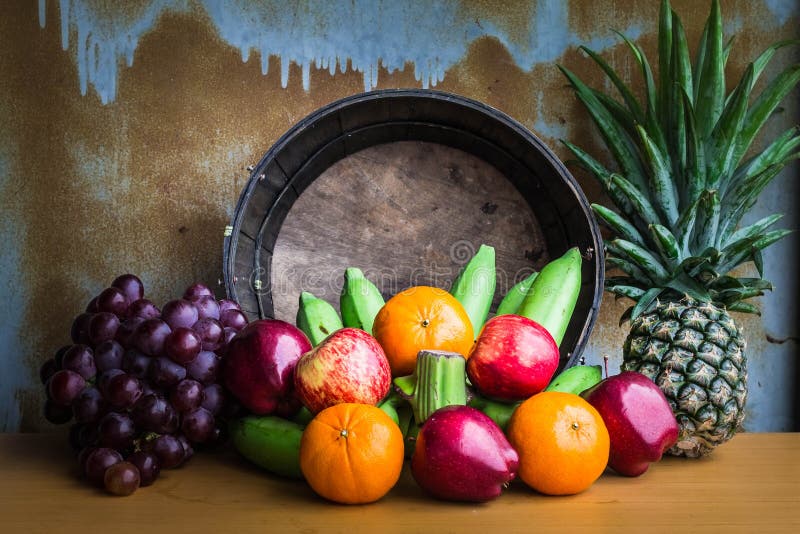 Fruits Paste Arranged on a Table. Stock Photo - Image of grapes, fresh ...