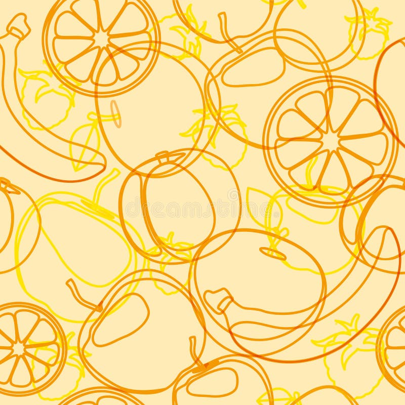 Fruits pattern stock illustration. Illustration of fruits - 54479158