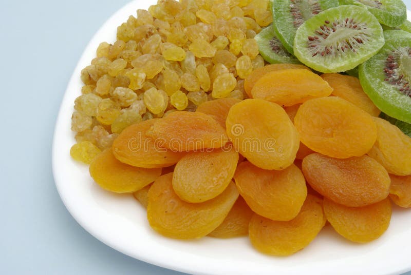 Fruits Secs Assortis Sur Un Plateau Pour Une Partie Image stock - Image ...