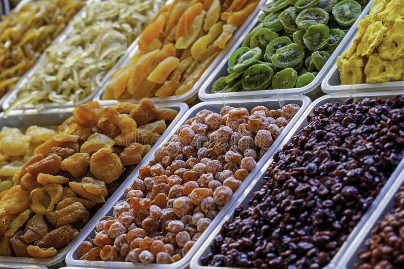 Fruits Secs Sur L'affichage Image stock - Image du vert, ingrédient ...