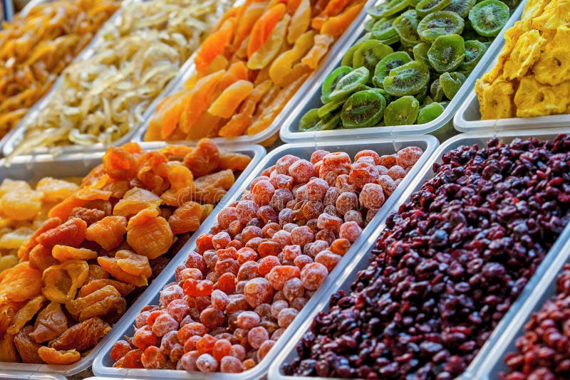 Fruits Secs Sur L'affichage Image stock - Image du vert, ingrédient ...