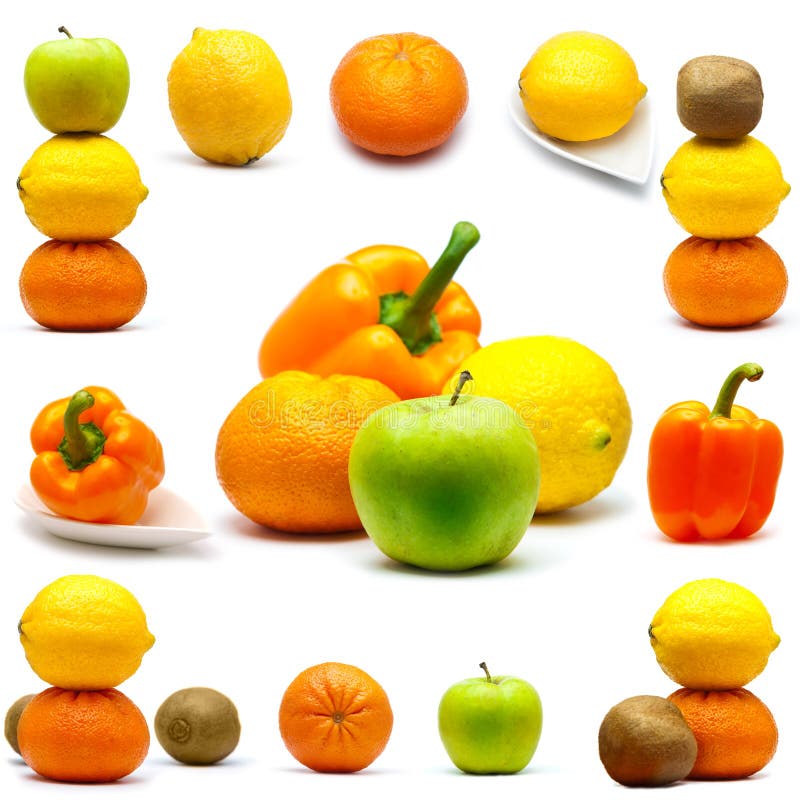 Fruits set stock photo. Image of pepper, single, multi - 15293002