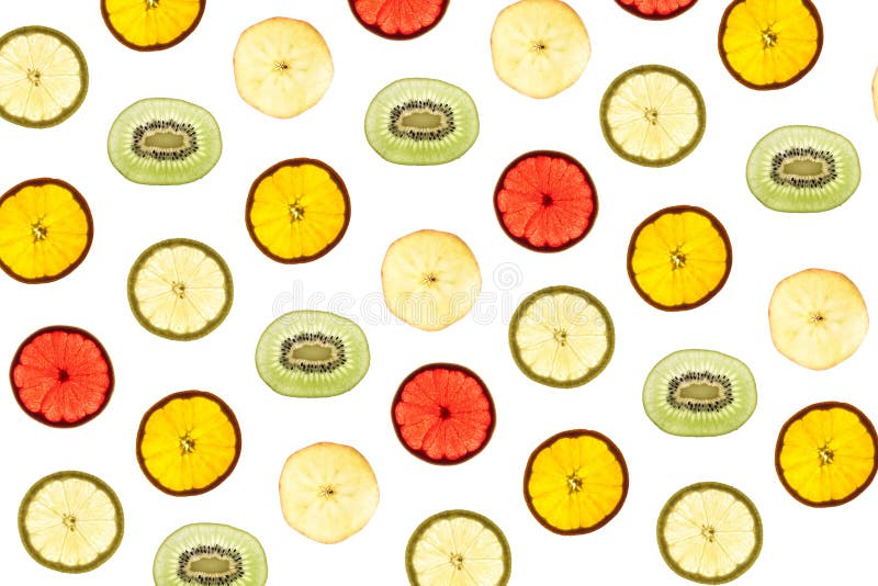 Fruits slices pattern stock photo. Image of design, backdrop - 206078008
