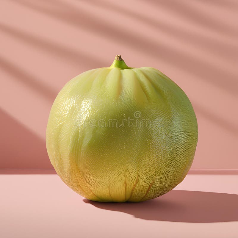Fruits Studio - a Pomelo, Front View, Studio Photo Stock Illustration ...