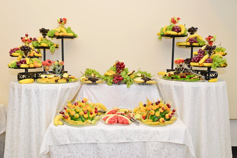 Fruits on the table stock image. Image of decoration - 85045425