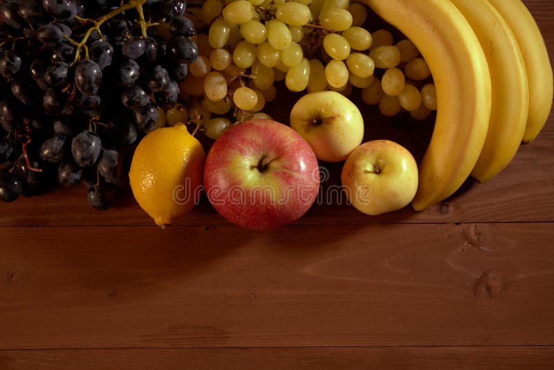 Fruits on a table stock image. Image of grape, natural - 78231569