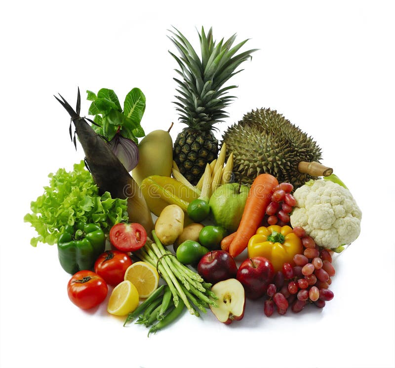 Fruits and vegetables stock image. Image of health, fresh - 8701877