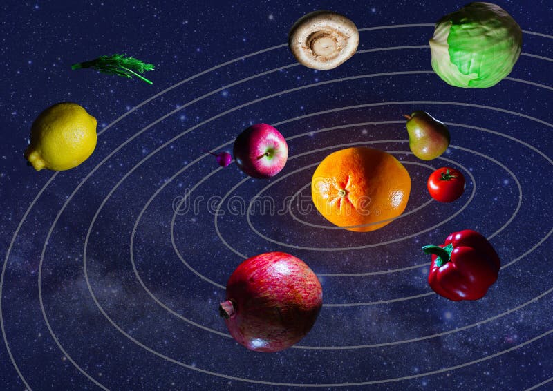 Fruits Planets Stock Illustrations – 49 Fruits Planets Stock ...