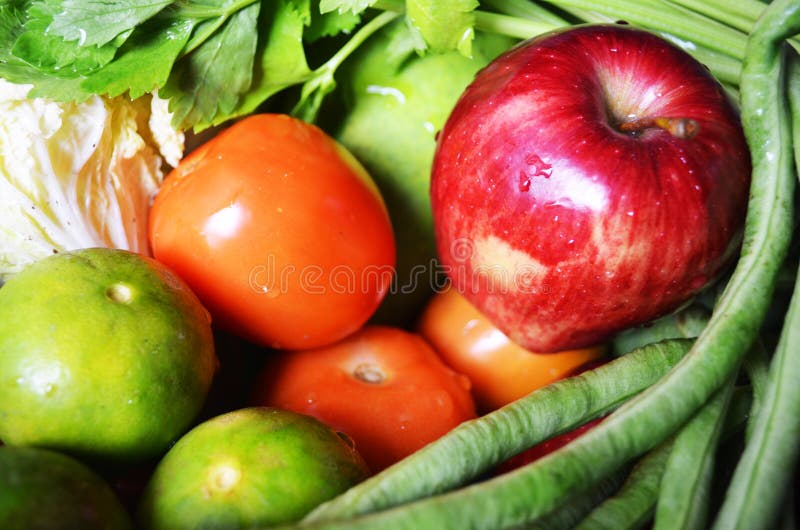 Fruits and Vegetables stock image. Image of tomato, longbean - 36357049