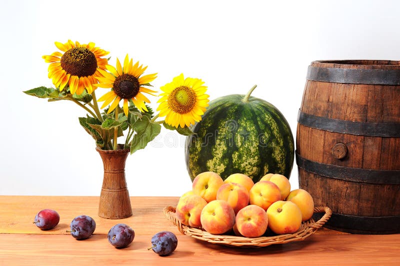 Fruits, Vegetables and Flowers Stock Image - Image of bunch, farm: 45480667