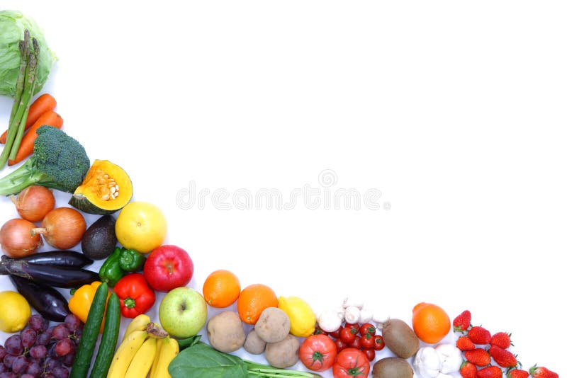 Colorful vegetable frame stock image. Image of crops - 25159339