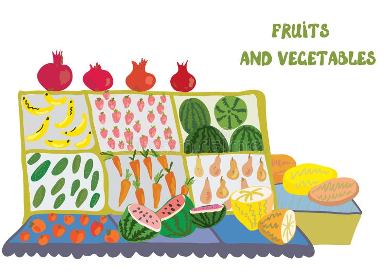 Choosing Fruits Stock Illustrations – 356 Choosing Fruits Stock ...