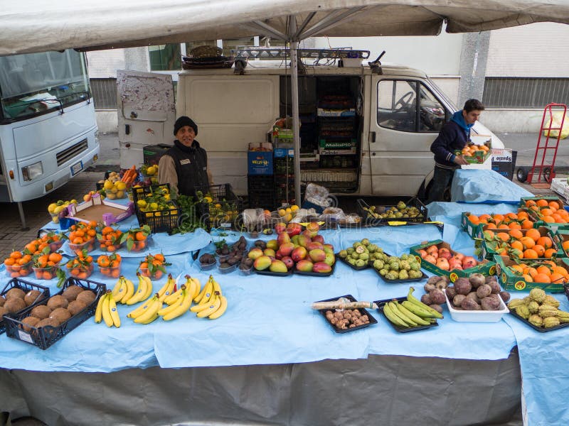 Fruits and Vegetables Market Editorial Stock Photo - Image of stall ...