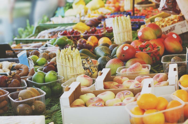 Mediterranean Fruits And Vegetables Stock Image - Image of food ...