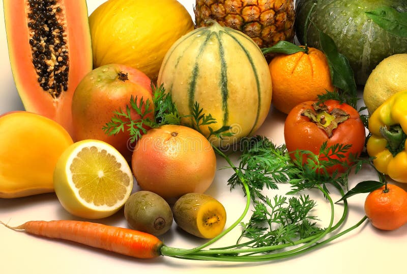 Fruits and vegetables stock photo. Image of carrot, gourmand - 14111018