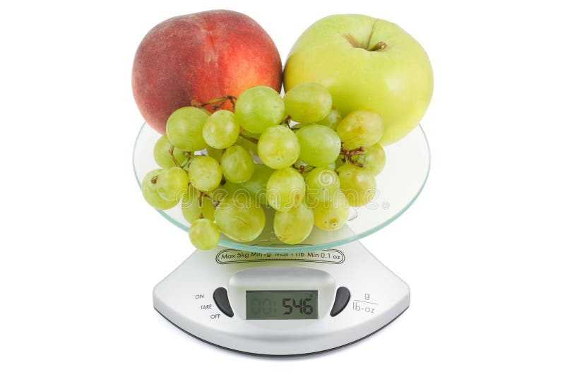 Fruits Weigh in the Balance Stock Image - Image of green, grape: 26098801