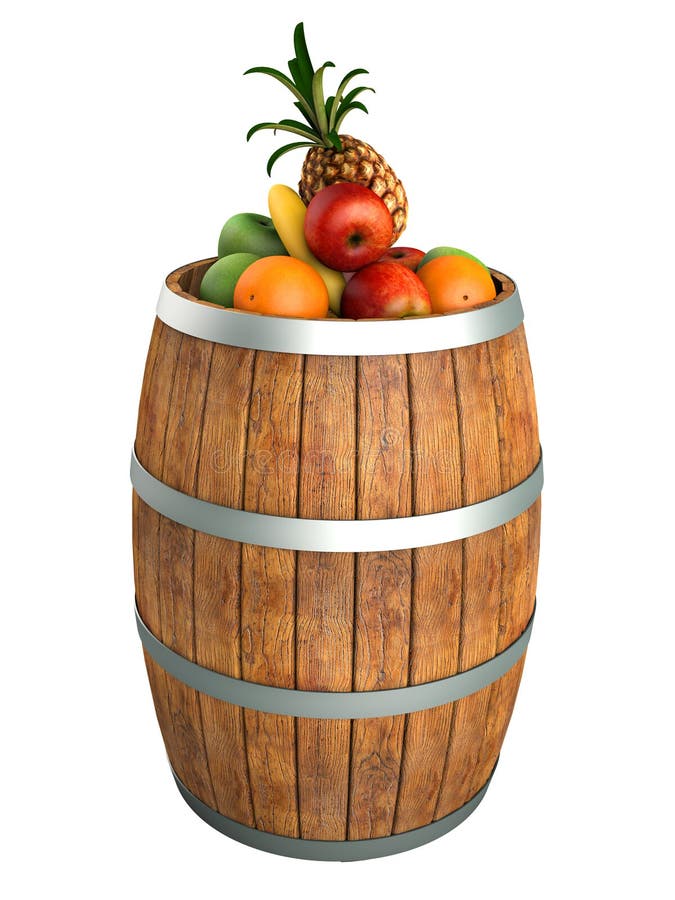 Surprised barrel cartoon stock illustration. Illustration of happiness ...