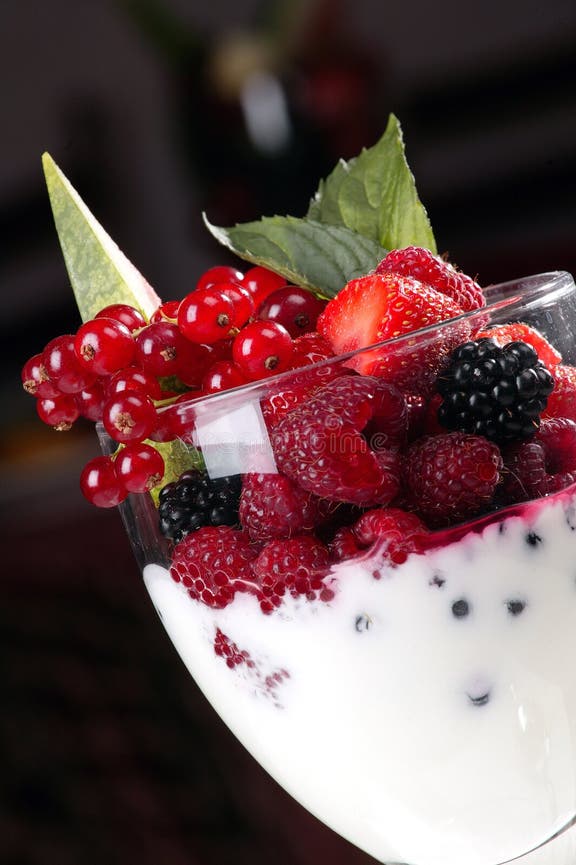 Fruitty pleasure stock image. Image of desert, food, breakfast - 1557201