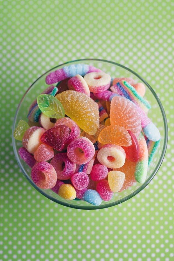 Fruity jelly sweets stock photo. Image of flavor, bean - 82701982