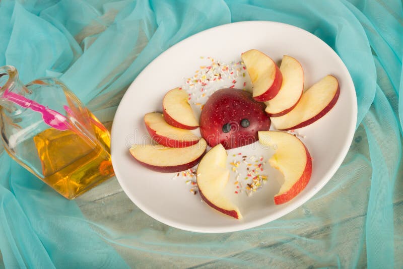Fruity kid dessert stock photo. Image of chopped, plate - 47567798
