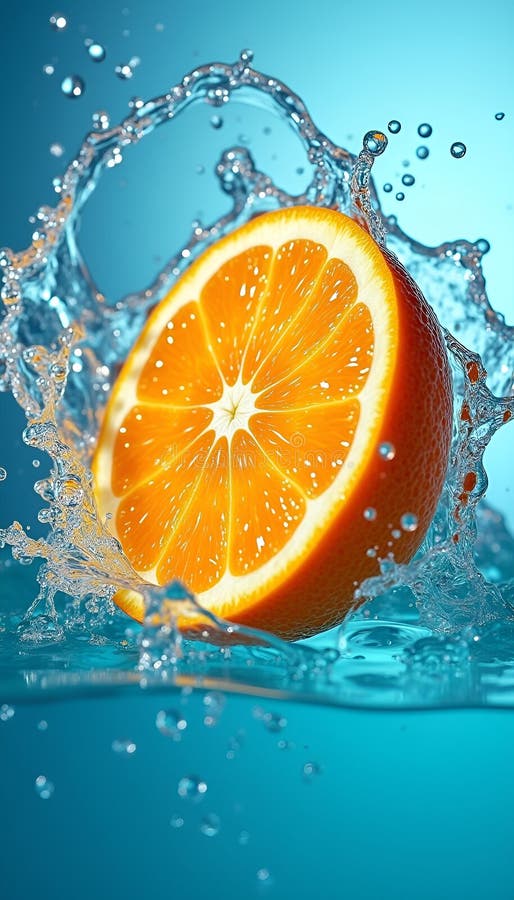 Fruity Splash: a Burst of Color in Water Stock Photo - Image of beauty ...