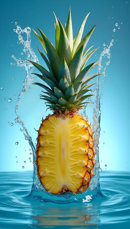 Fruity Splash: a Burst of Color in Water Stock Image - Image of juicy ...