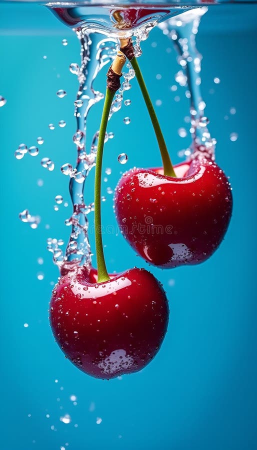 Fruity Splash: a Burst of Color in Water Stock Image - Image of ...