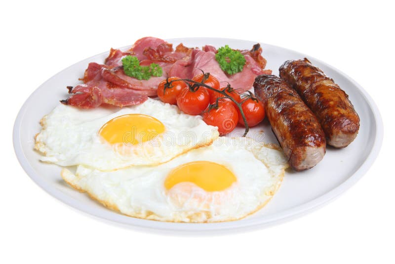 Klassisk engelsk frukost fotografering för bildbyråer. Bild av sida ...