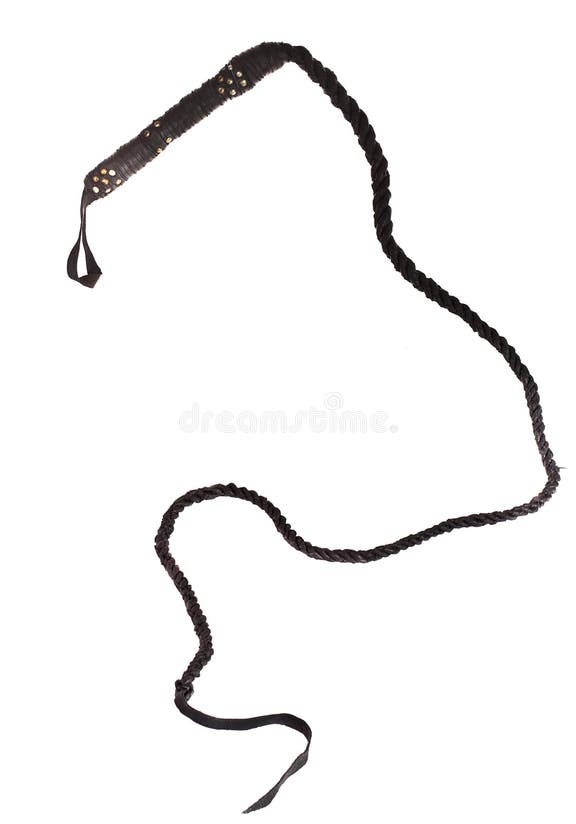 Frusta di cuoio fotografia stock. Immagine di isolato - 26158498