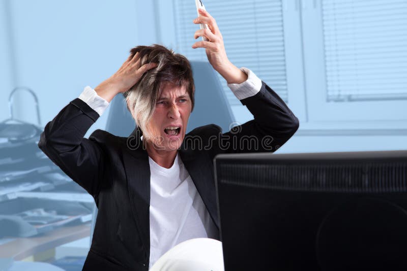 Frustated job stock image. Image of boss, horror, failure - 37548123
