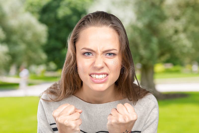 Frustrated angry woman stock photo. Image of emotion - 67680128