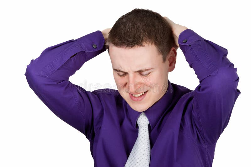Frustrated businessman stock image. Image of frustrated - 26657853