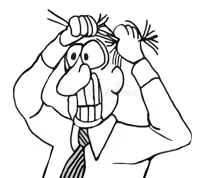 Frustrated Businessman Stock Illustration Illustration Of Peer 77223242