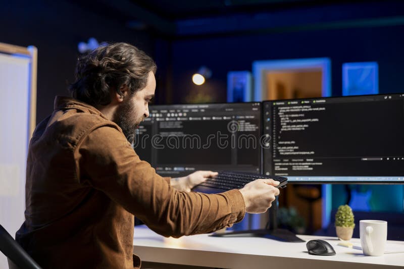 Frustrated Developer Ready To Smash Keyboard after Finding Code Errors ...