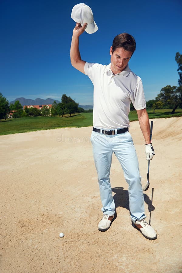 Angry Golfer - vertical stock image. Image of chip, adult - 5850003