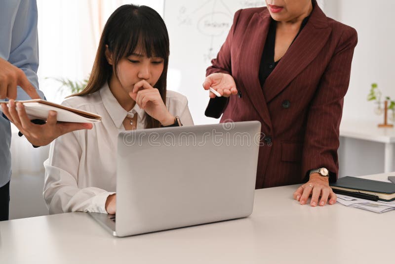 Frustrated Intern Suffering from Bad Attitude at Work. Emotional ...