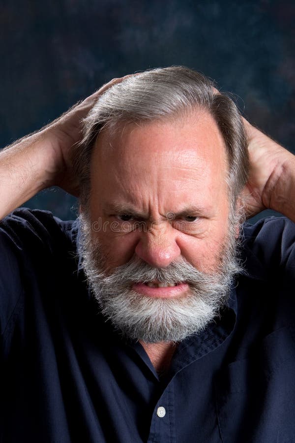 Frustrated Man stock image. Image of defeated, senior - 11610905
